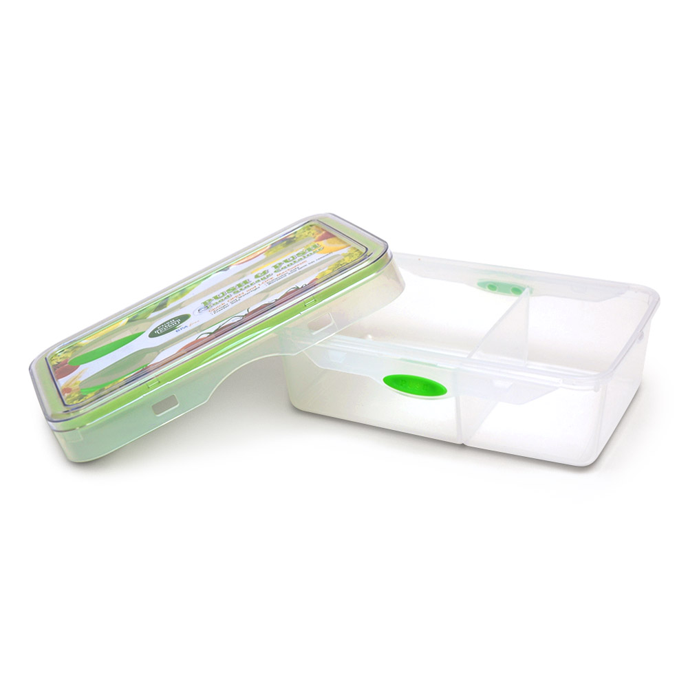 Rectangular shape lunch box (980ML)with fixed compartment – FMC